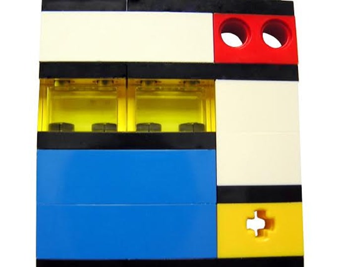 Collectible Brooch Pin Model 1 - Made From LEGO® Bricks - MONDRIAN - Etsy