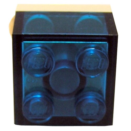 Glitter Transparent Clear LEGO® Brick 2x2 on a Silver/gold - Etsy Israel