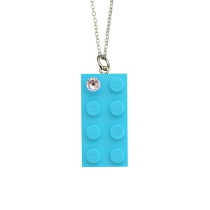 Turquoise Blue LEGO® Brick 2x4 With a 'diamond' Color - Etsy Israel