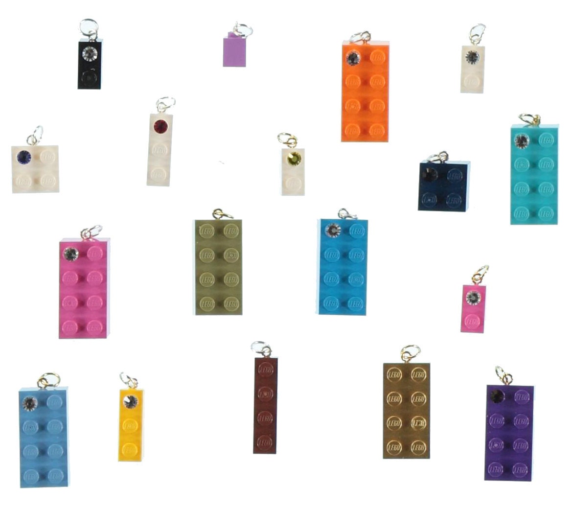 Lot of 50 Beads-charms Made From LEGO® Bricks With or Without - Etsy Israel