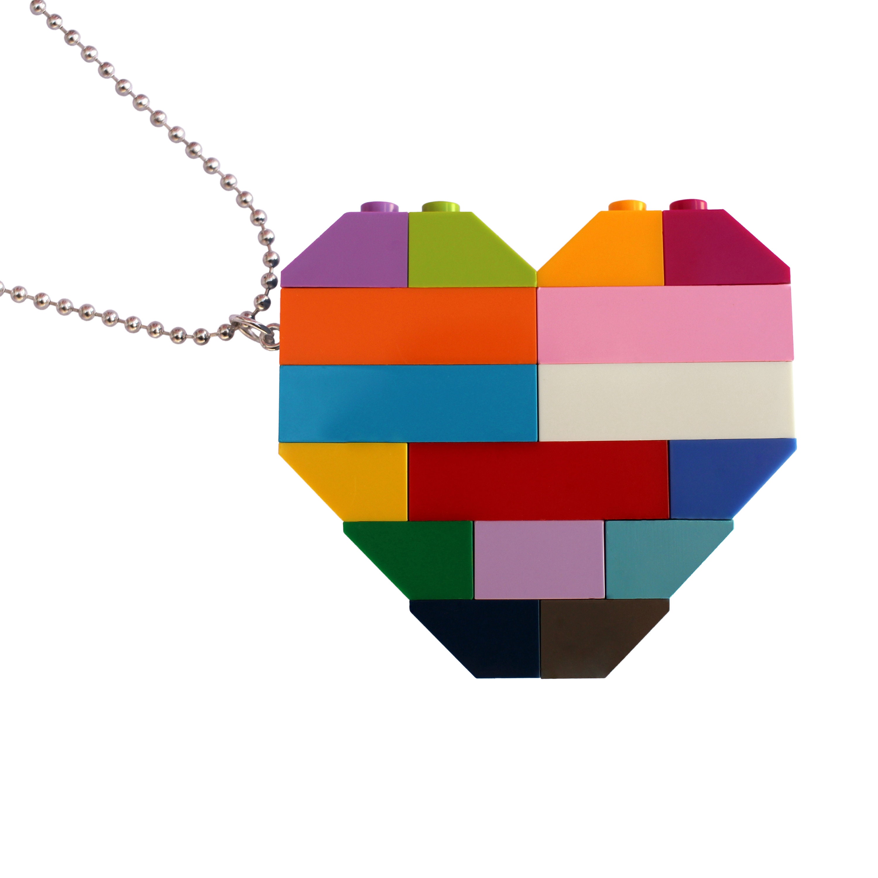 Collectible Heart (double Thickness) Model 5 - Made From LEGO® Bricks ...