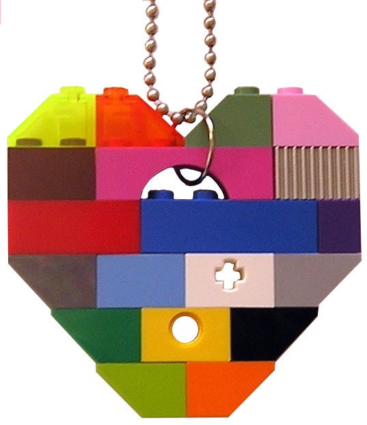 Collectible Heart single Thickness Model 1 Made From LEGO® - Etsy