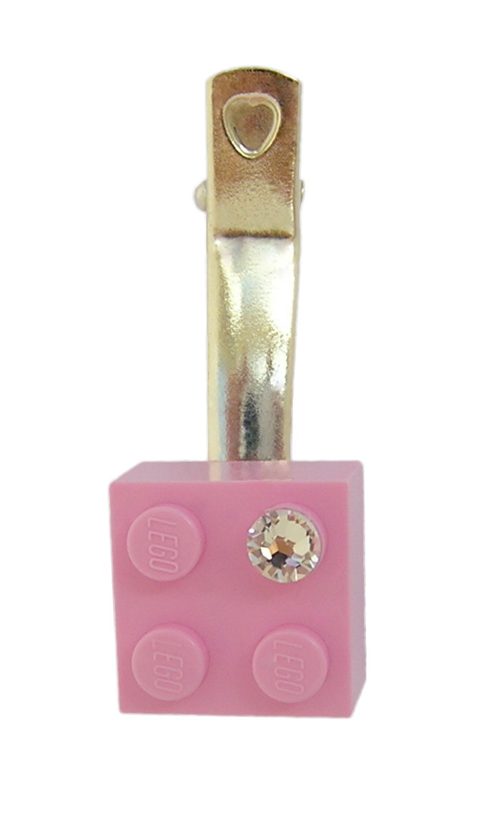 Light Pink LEGO® Brick 2x2 With a diamond Color SWAROVSKI® - Etsy