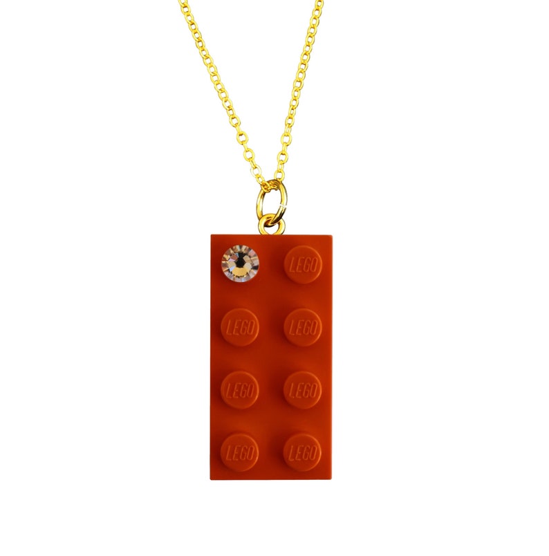 Orange LEGO® Brick 2x4 With a 'diamond' Color - Etsy