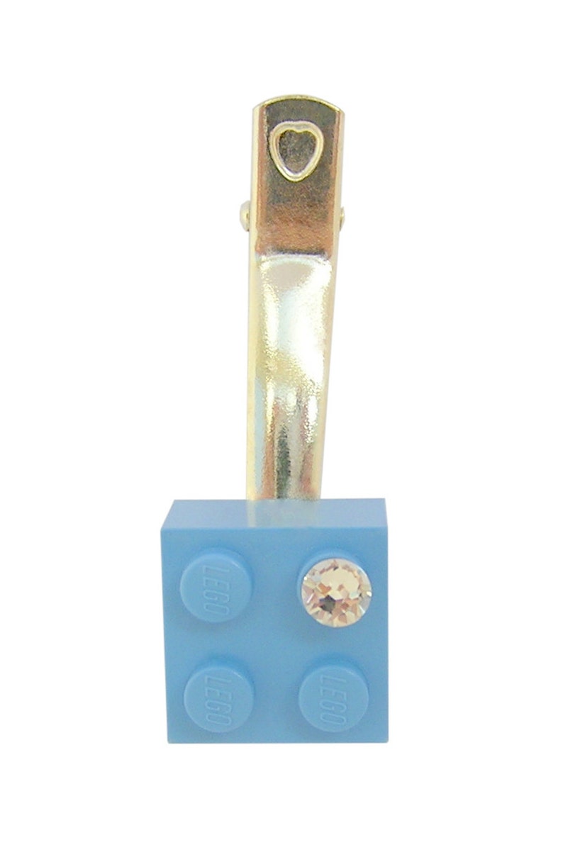 Light Blue LEGO® Brick 2x2 With a diamond Color SWAROVSKI® - Etsy
