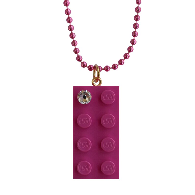 Dark Pink LEGO® Brick 2x4 With a 'diamond' Color - Etsy