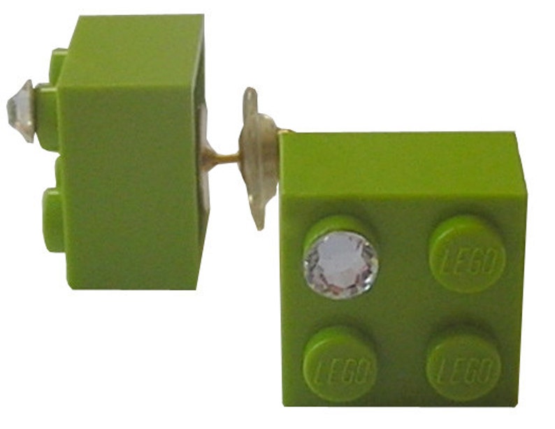 Light Green LEGO® Brick 2x2 With a 'diamond' Color - Etsy Israel