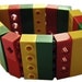 Reggae Rasta Rastafari Green-yellow-red Bracelet Made From LEGO® Bricks ...