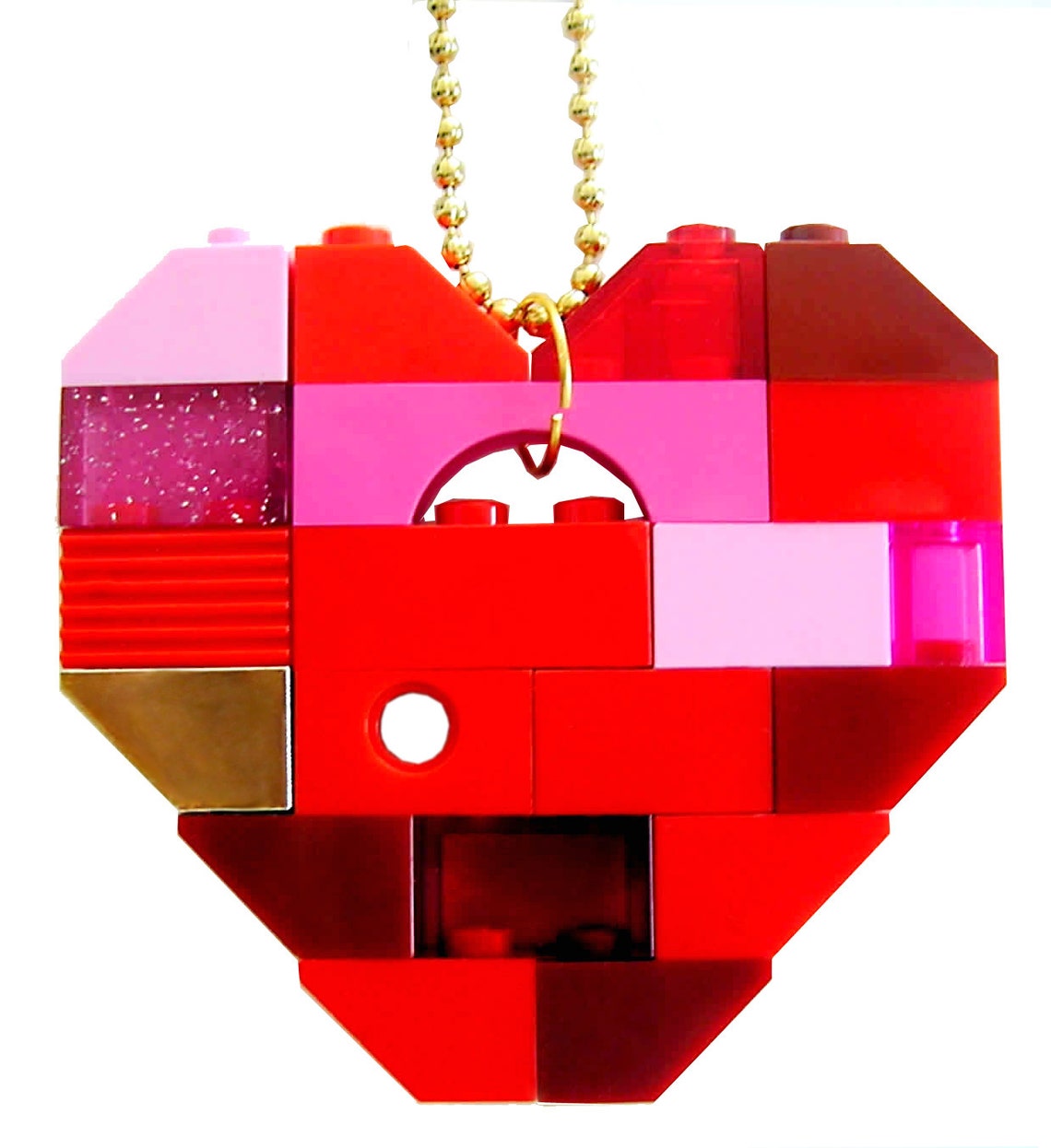 Collectible Heart single Thickness Model 7 Made From LEGO® - Etsy Israel