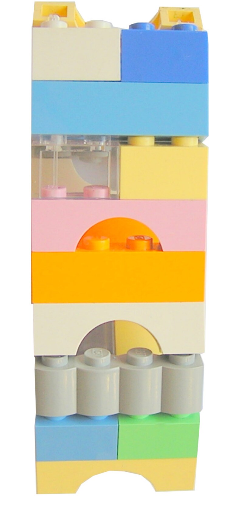 Kawaii Pastel Bracelet Made From LEGO® Bricks on Stretchy - Etsy Israel