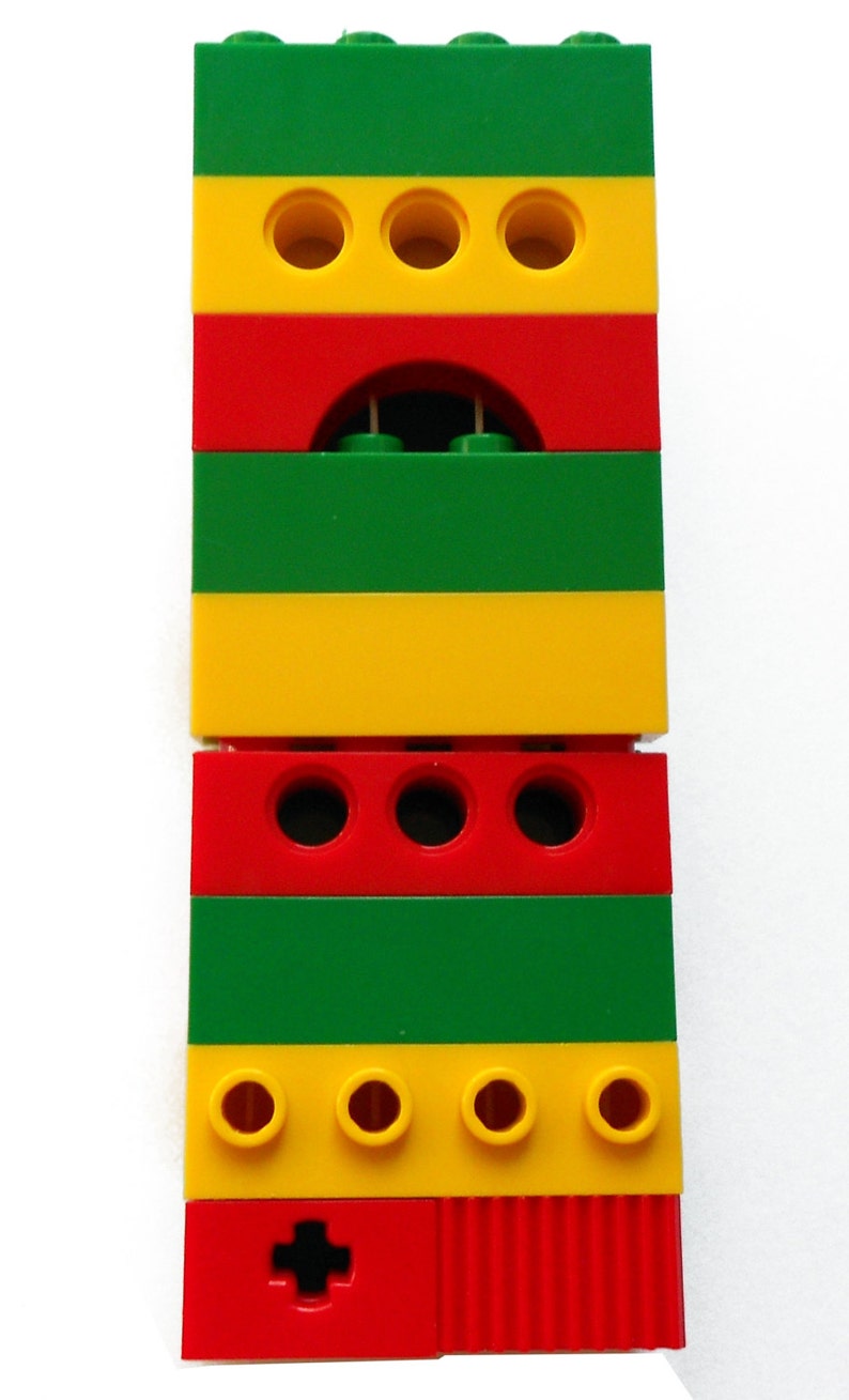 Reggae Rasta Rastafari Green-yellow-red Bracelet - Made From LEGO ...
