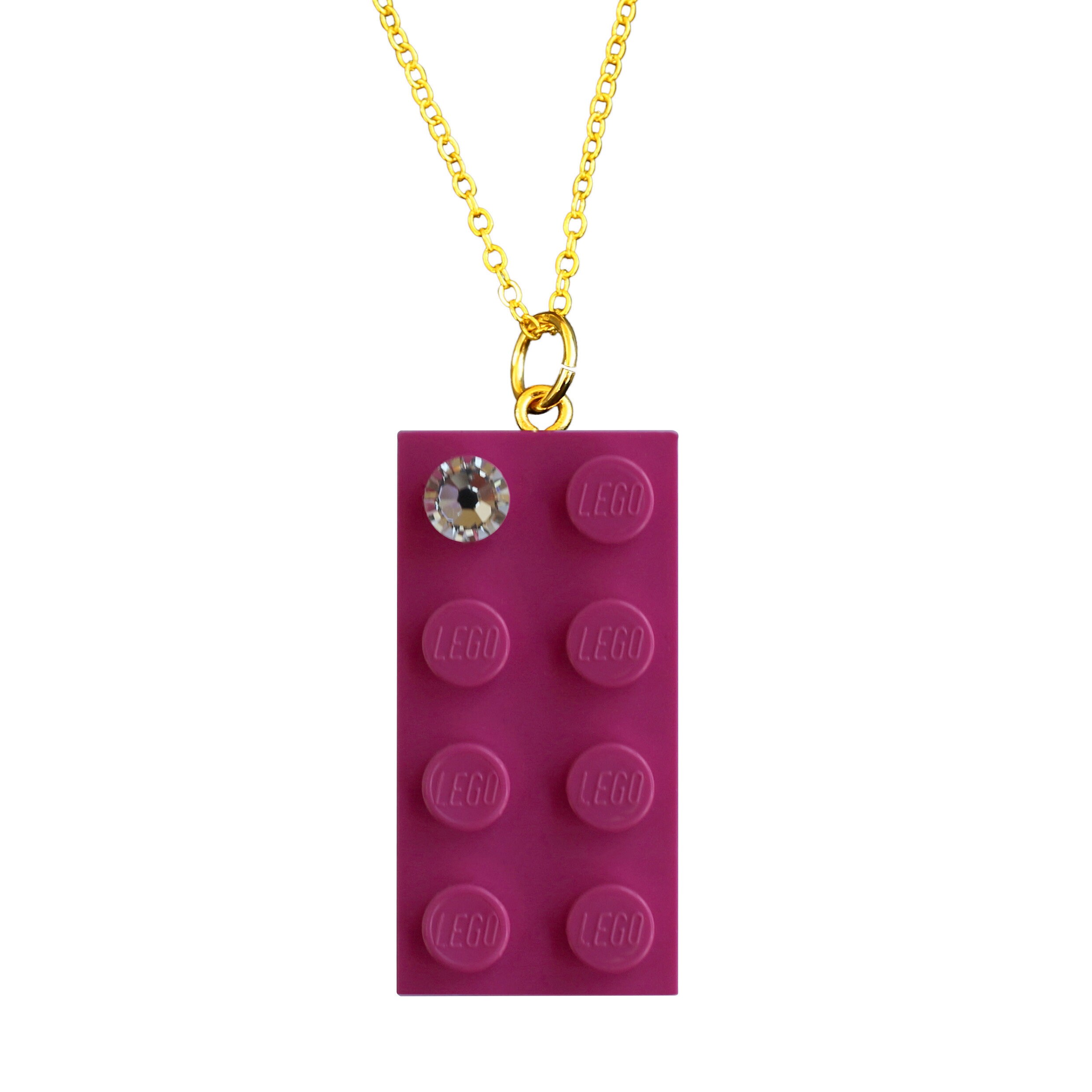 Dark Pink LEGO® Brick 2x4 With a 'diamond' Color - Etsy Israel