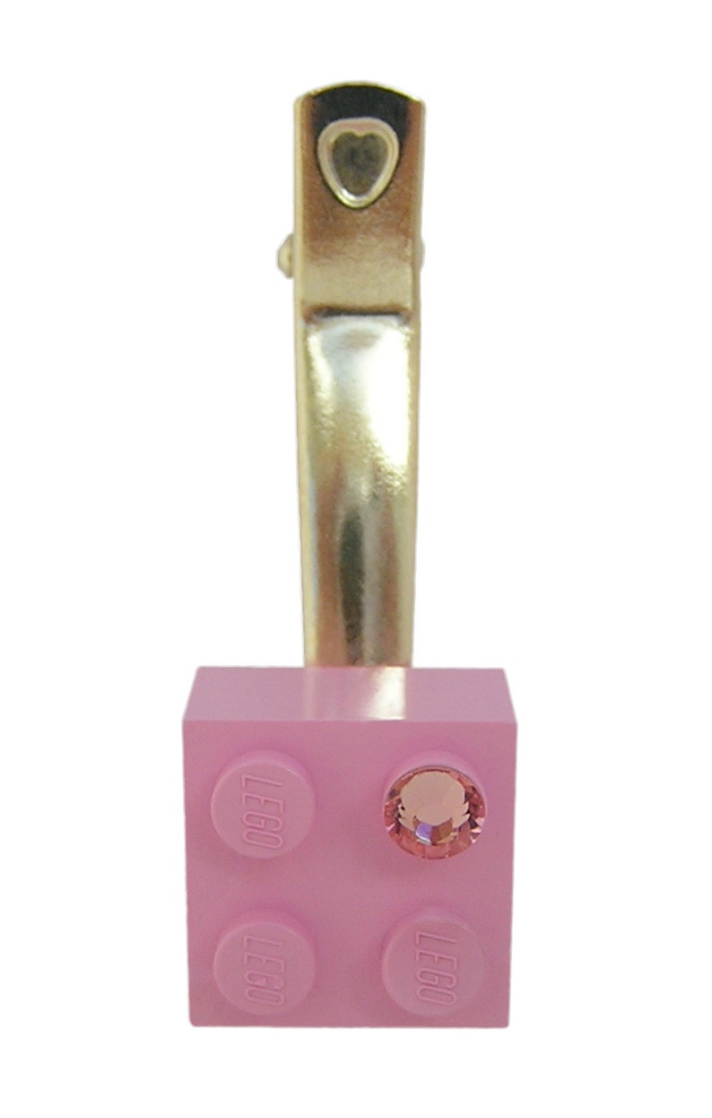 Light Pink LEGO® Brick 2x2 With a Pink SWAROVSKI® Crystal on a - Etsy