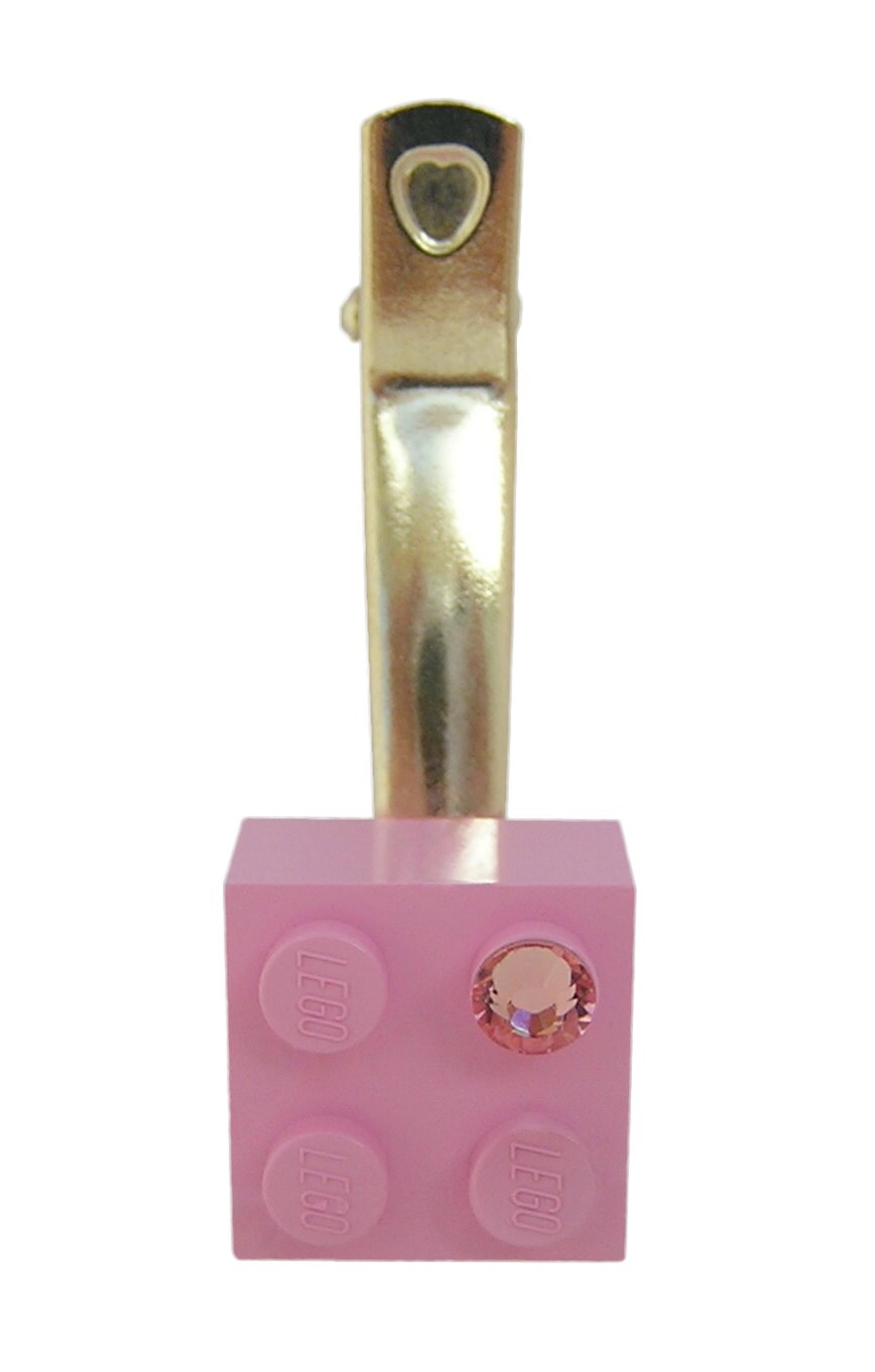 Light Pink LEGO® Brick 2x2 With a Pink SWAROVSKI® Crystal on a - Etsy