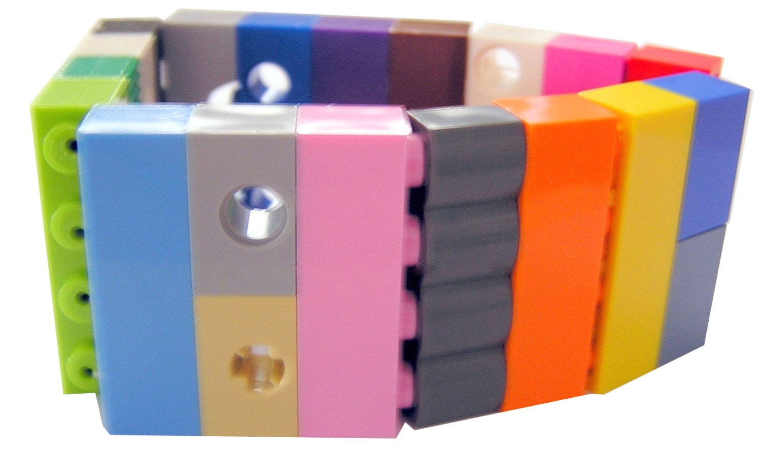 SWAG Hip Hop Colorful Bracelet Made From LEGO® Bricks on - Etsy
