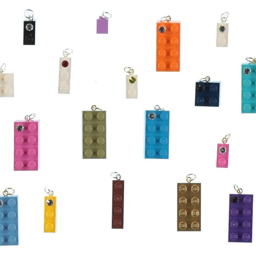 Lot of 50 Beads-charms Made From LEGO® Bricks With or Without - Etsy