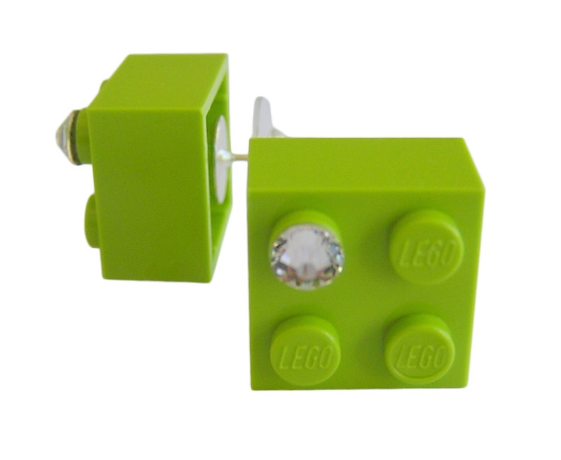 Light Green LEGO® Brick 2x2 With a 'diamond' Color - Etsy Israel