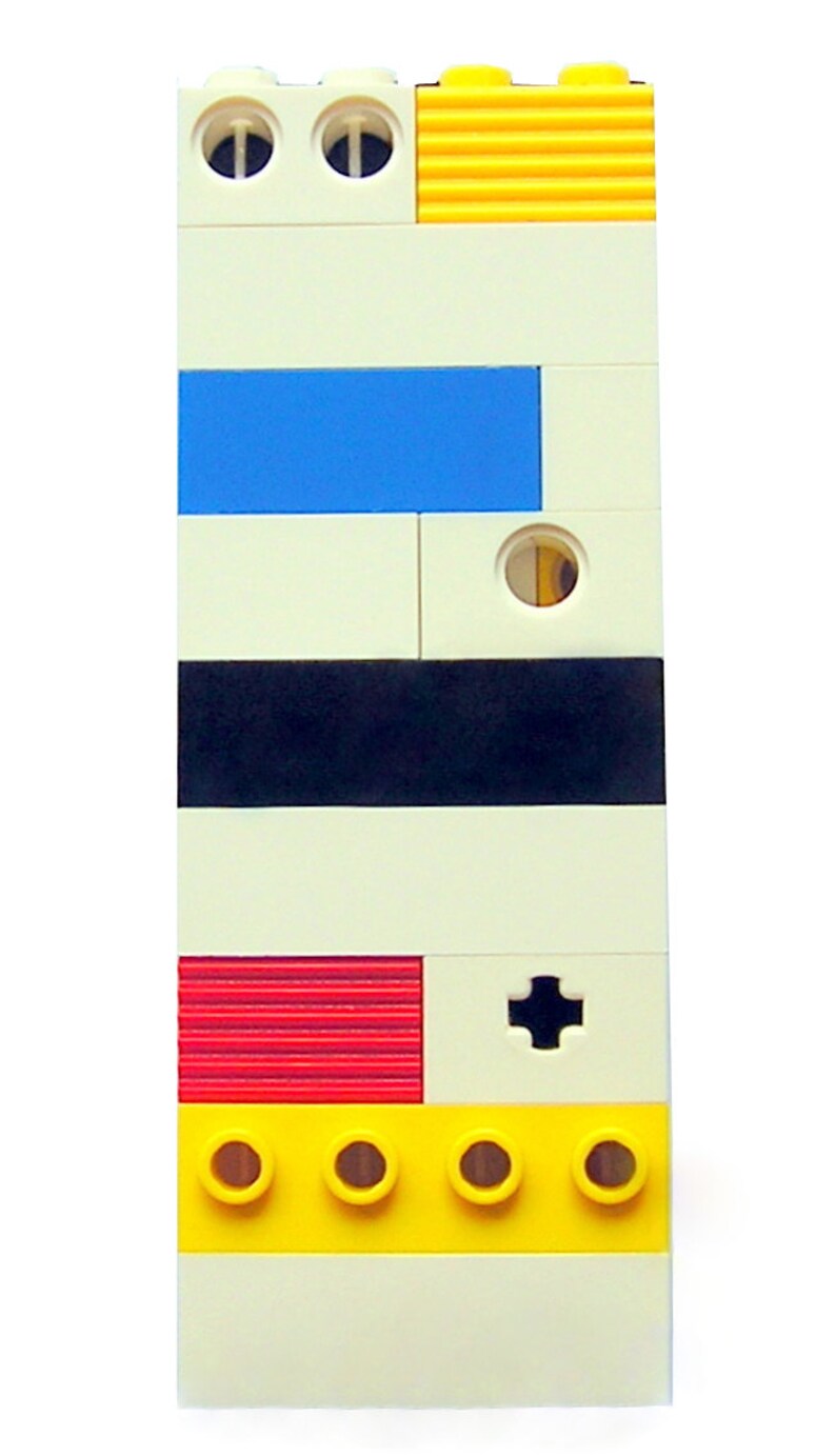 Geek chic Primary Colors bracelet made from LEGO® bricks on | Etsy