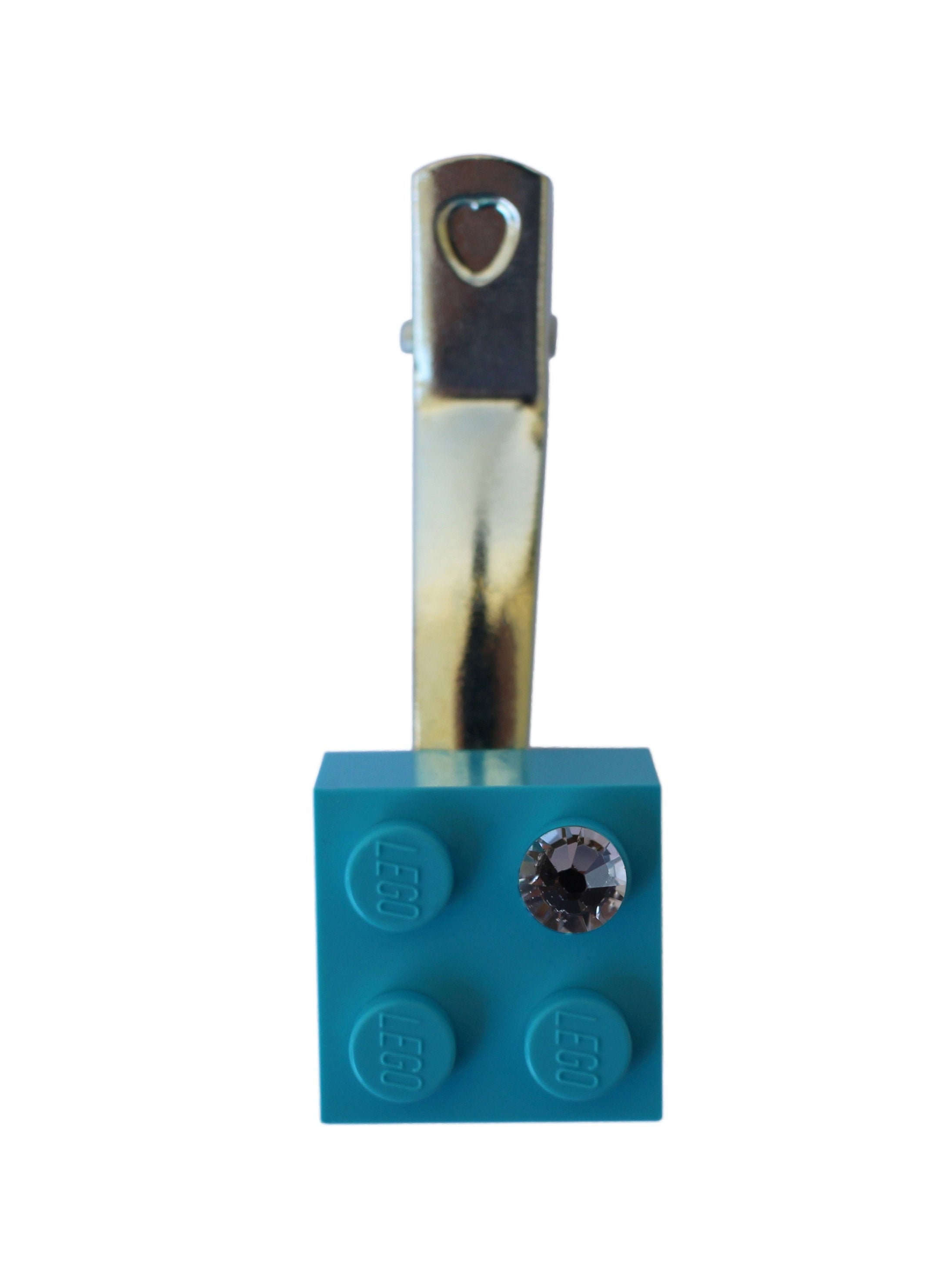 Turquoise Blue LEGO® Brick 2x2 With a diamond Color - Etsy Israel