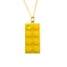 Yellow LEGO® Brick 2x4 With a Yellow SWAROVSKI® Crystal on a - Etsy
