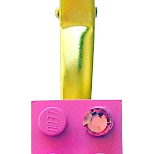 Dark Pink LEGO® Brick 2x2 With a Pink SWAROVSKI® Crystal on a - Etsy