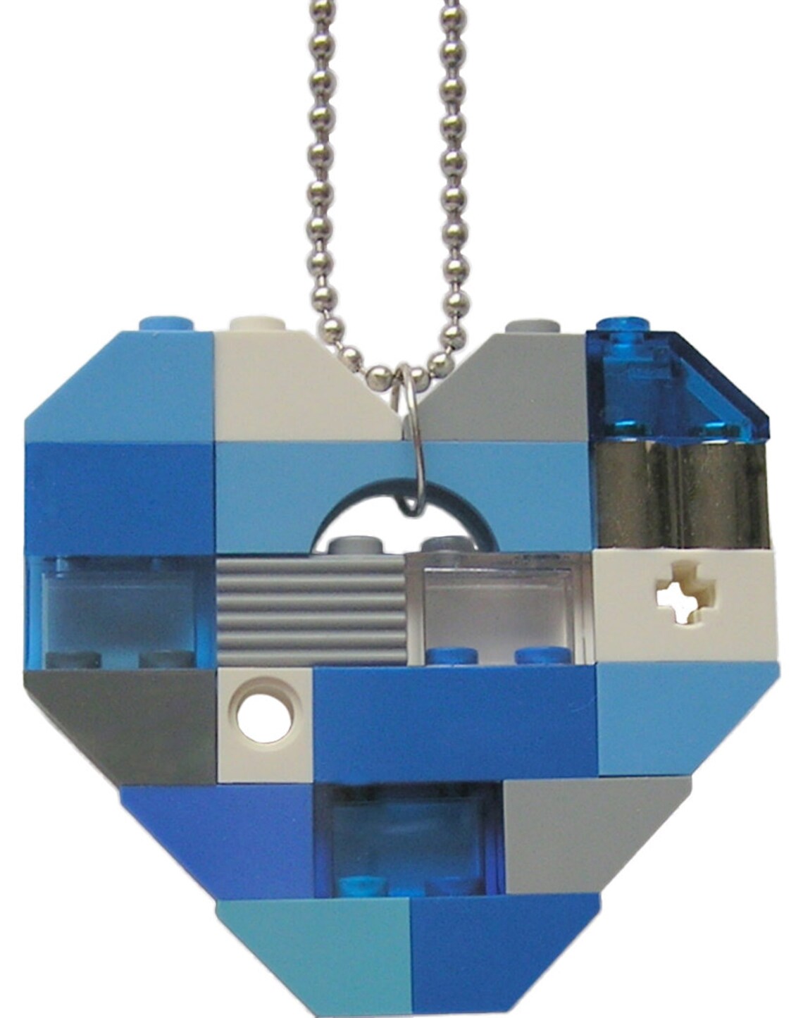 Collectible Heart single Thickness Model 4 Made From LEGO® Bricks on a ...