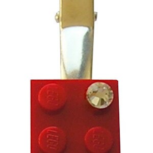 Red LEGO® Brick 2x2 With a diamond Color SWAROVSKI® Crystal - Etsy