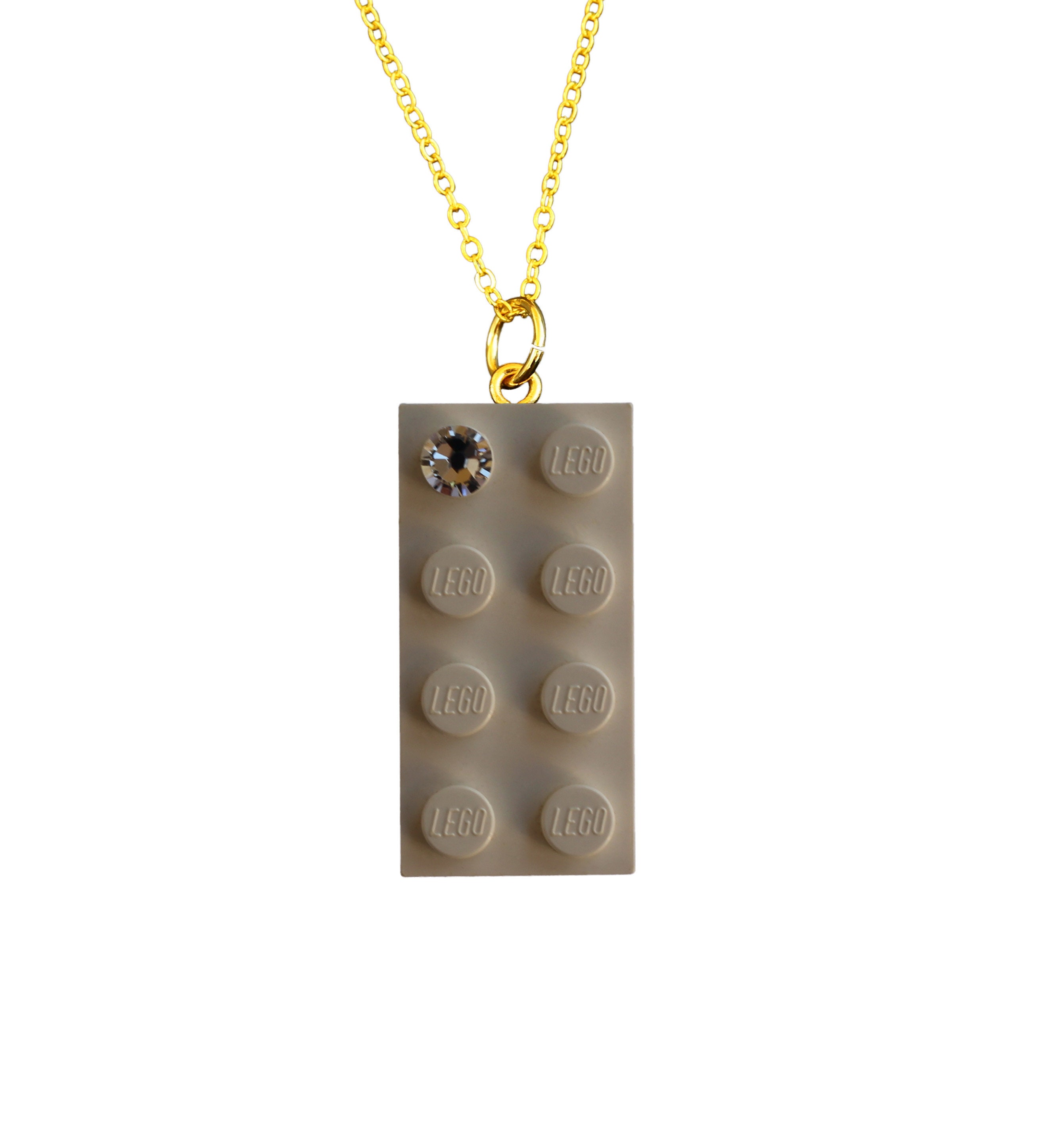 Gold lego pendant store