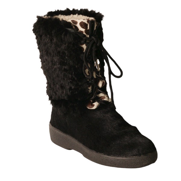 Fuzzy Boots - Etsy