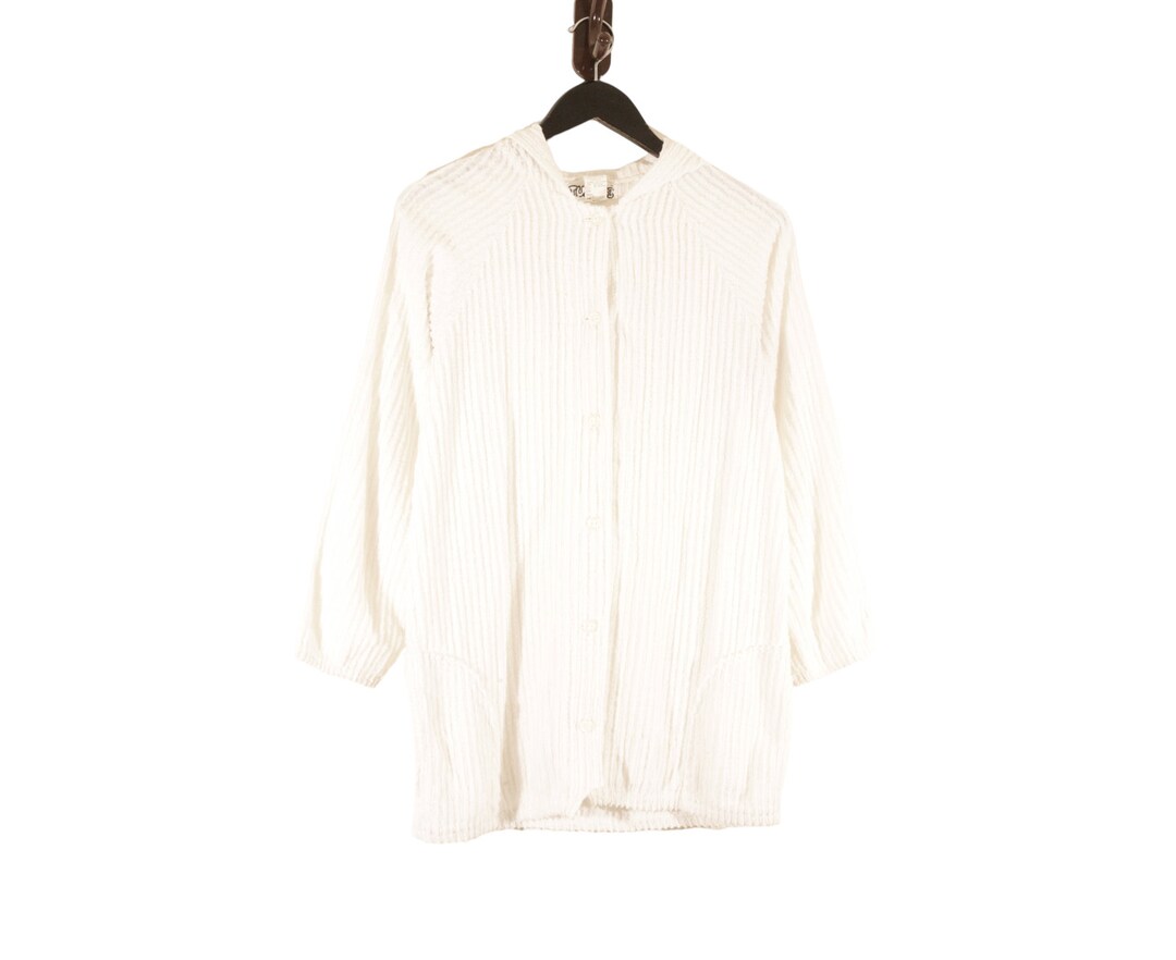 Vintage Chenille Wide Cord Terry Hooded Robe Cover up Tuftees - Etsy