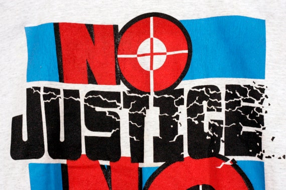 Vintage 1992 No Justice No Peace LA Riots Rodney King… - Gem