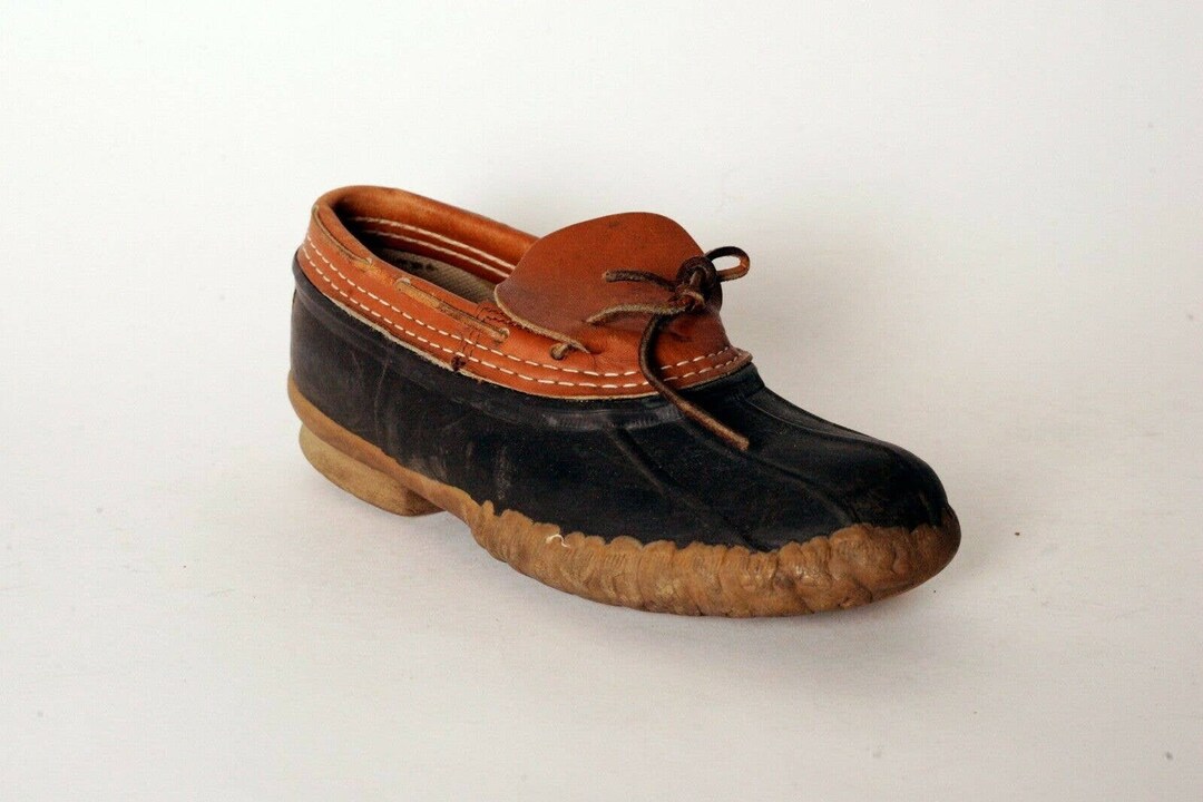 Vintage L.L. Bean Maine Hunting Shoe Gumshoe Duck Boots Low - Etsy
