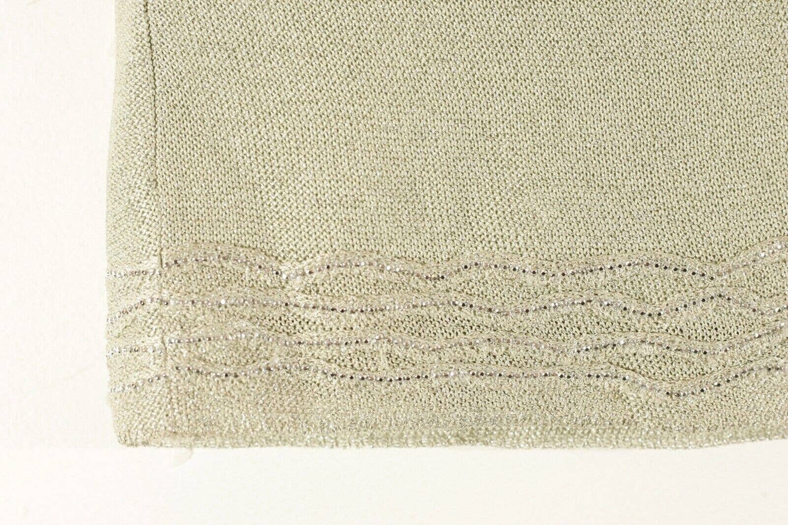 Vintage Embellished Pencil Straight Knee Length Sparkle Pull on Skirt ...