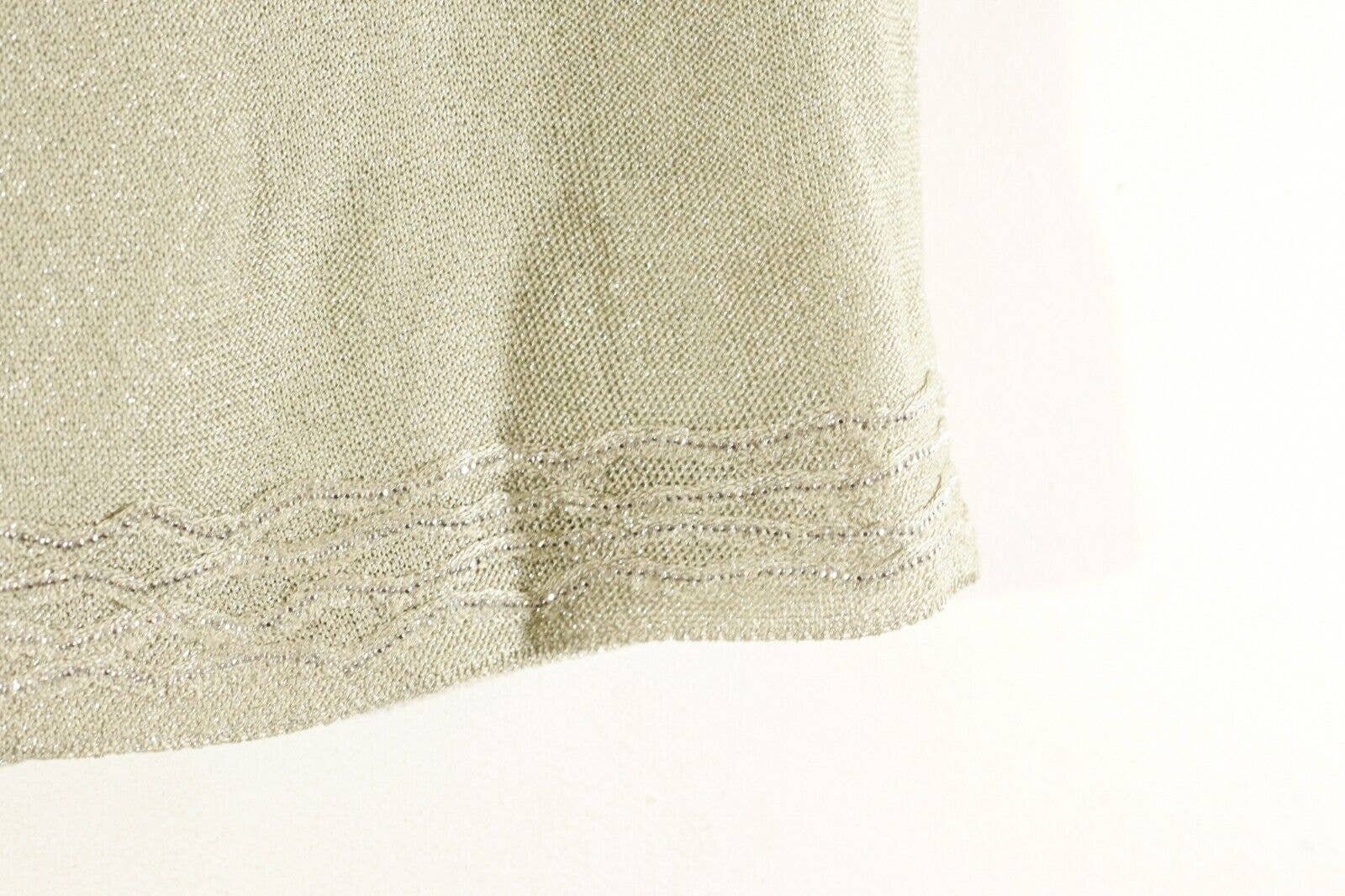 Vintage Embellished Pencil Straight Knee Length Sparkle Pull on Skirt ...