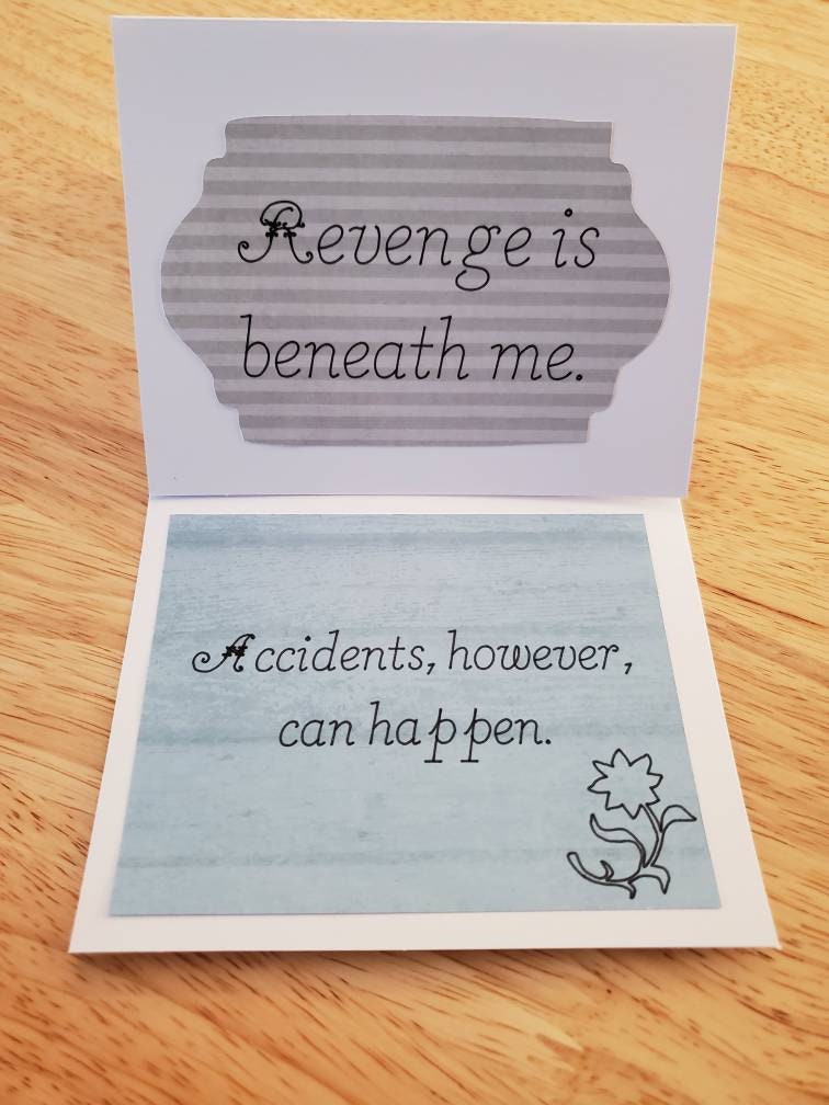 Revenge Card - Etsy