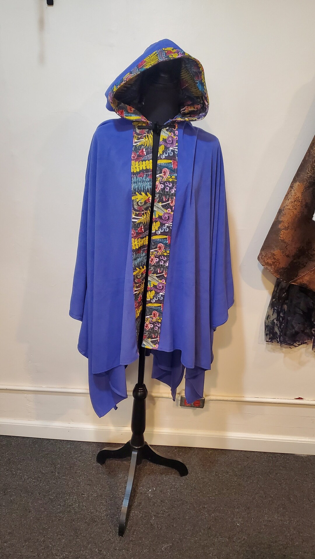 Purple Feary Forrest Fleece Cloak - Etsy