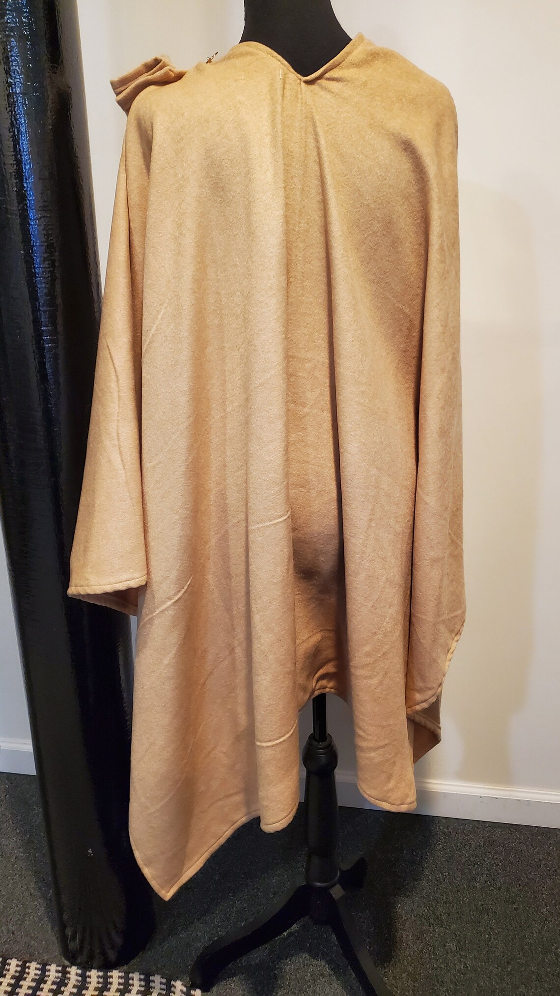 Camel Beige Wrap Shawl With Pin - Etsy