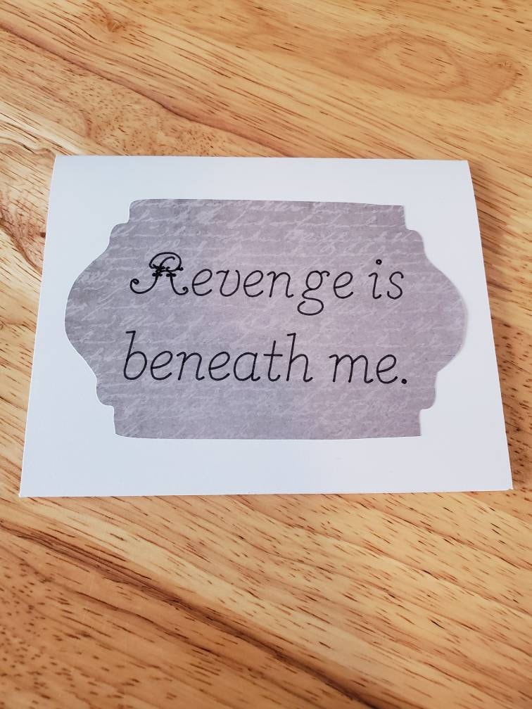 Revenge Card - Etsy