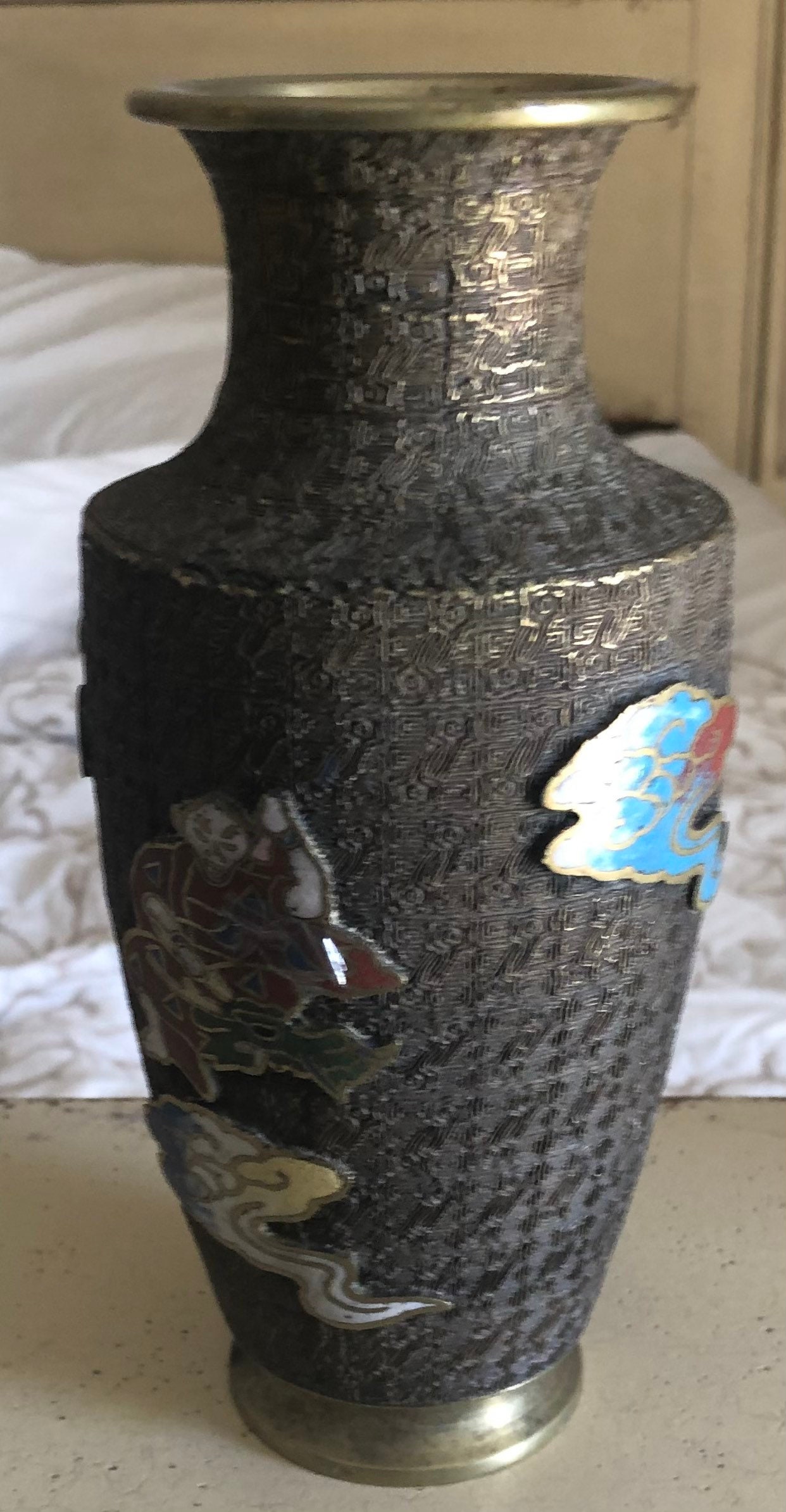 Antique Japanese Bronze Cloisonn Vase Makers Mark Etsy antique-japanese-bronze-cloisonn-vase-makers-mark-etsy