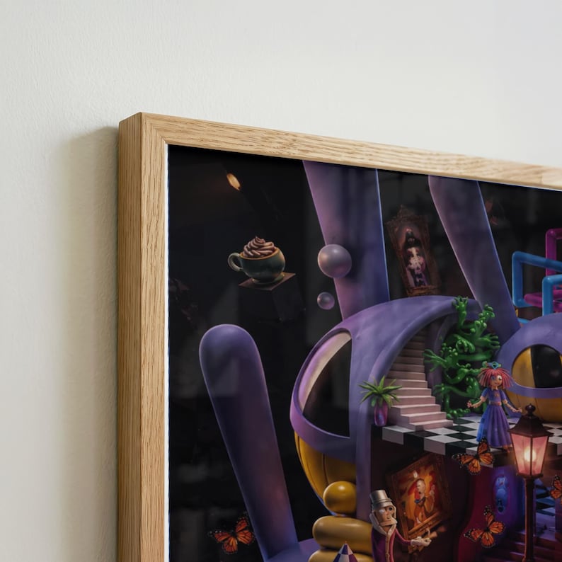 The Amazing Digital Circus Poster | Dark Fantasy Wall Art | Pomni ...