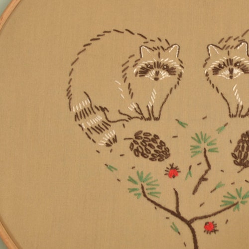 Fox and Squirrel. Hand Embroidery Pattern. PDF Pattern. | Etsy