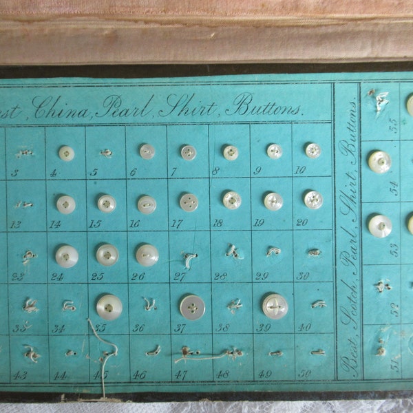 Tiny Antique Buttons - Etsy