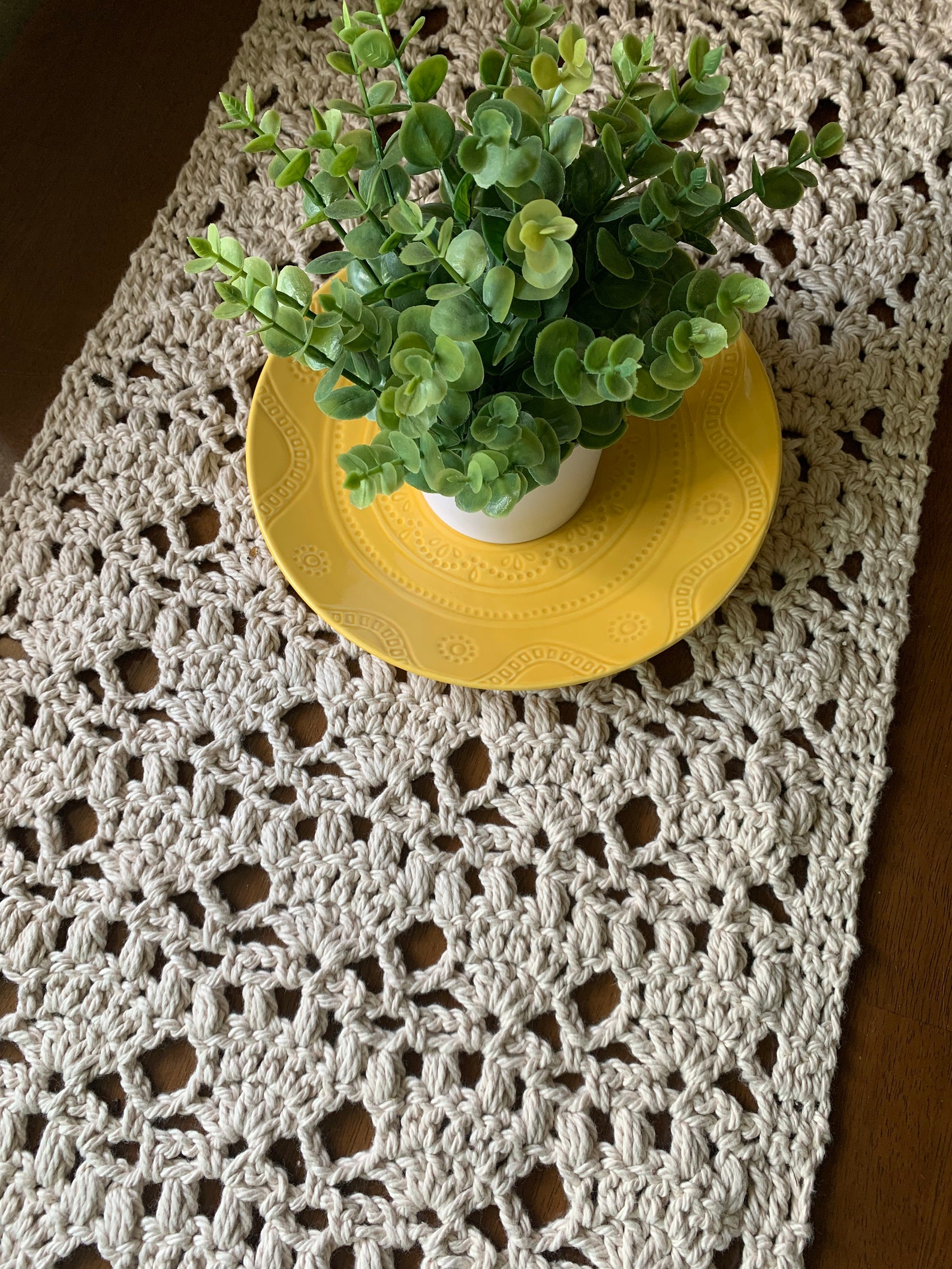 PATTERN ONLY Spring Tulip Table Runner Crochet PDF | Etsy