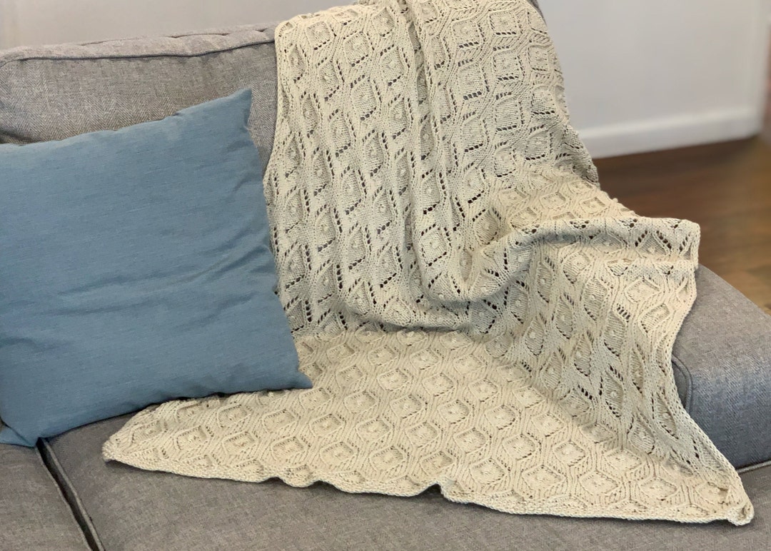 NUR MUSTER - Elysian Krippendecke - Eine Strickdecke PDF Muster - Etsy.de