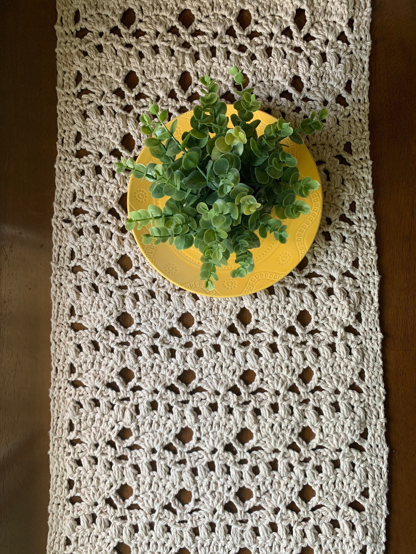 PATTERN ONLY Spring Tulip Table Runner Crochet PDF | Etsy