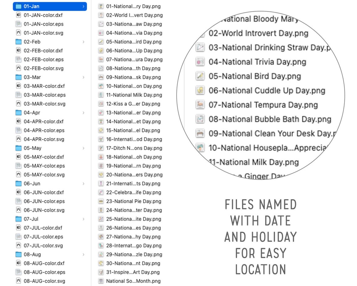 Wacky Holidays Icons COLOR BUNDLE Vector Icons Clipart - Etsy