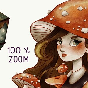 Fall Witch Watercolor Clipart Autumn Hand Painted Gothic Clip - Etsy