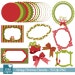 Christmas Digital Clipart and Paper Bundle Scrapbook , Card Design ...
