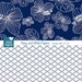 Navy Digital Papers Navy and White Scrapbook Papers Card - Etsy