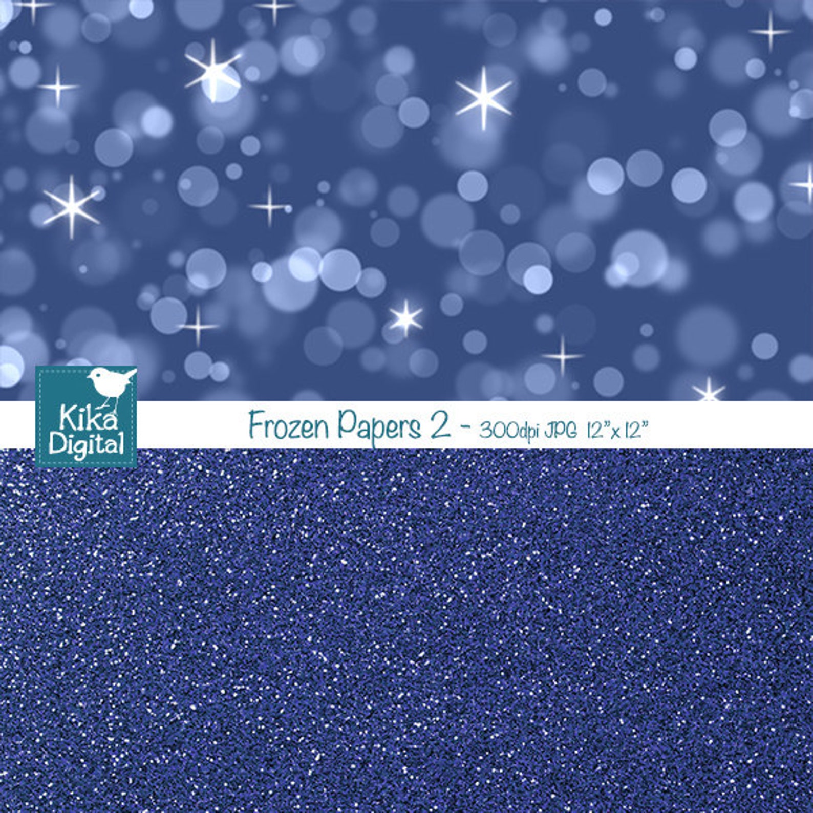Frozen Digital Papers II Frozen Papers Winter Scrapbook - Etsy
